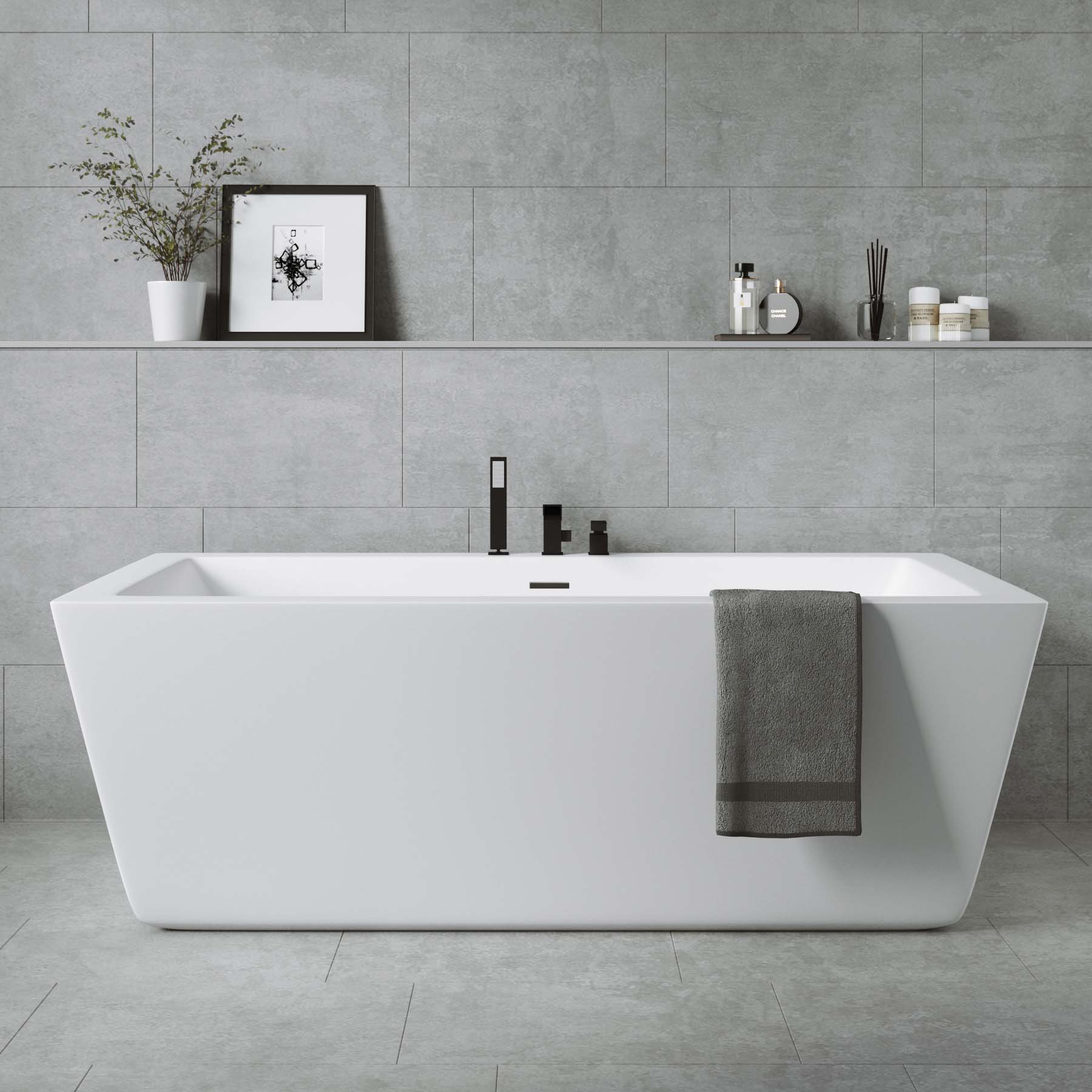 Rectangular Double Ended Freestanding Tub – Waterloo Supply